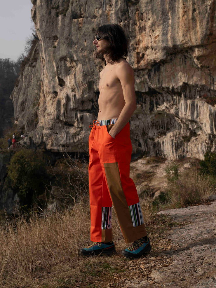 BRAGHE Pantaloni da Arrampicata Unici Sostenibili 100% Made In Italy