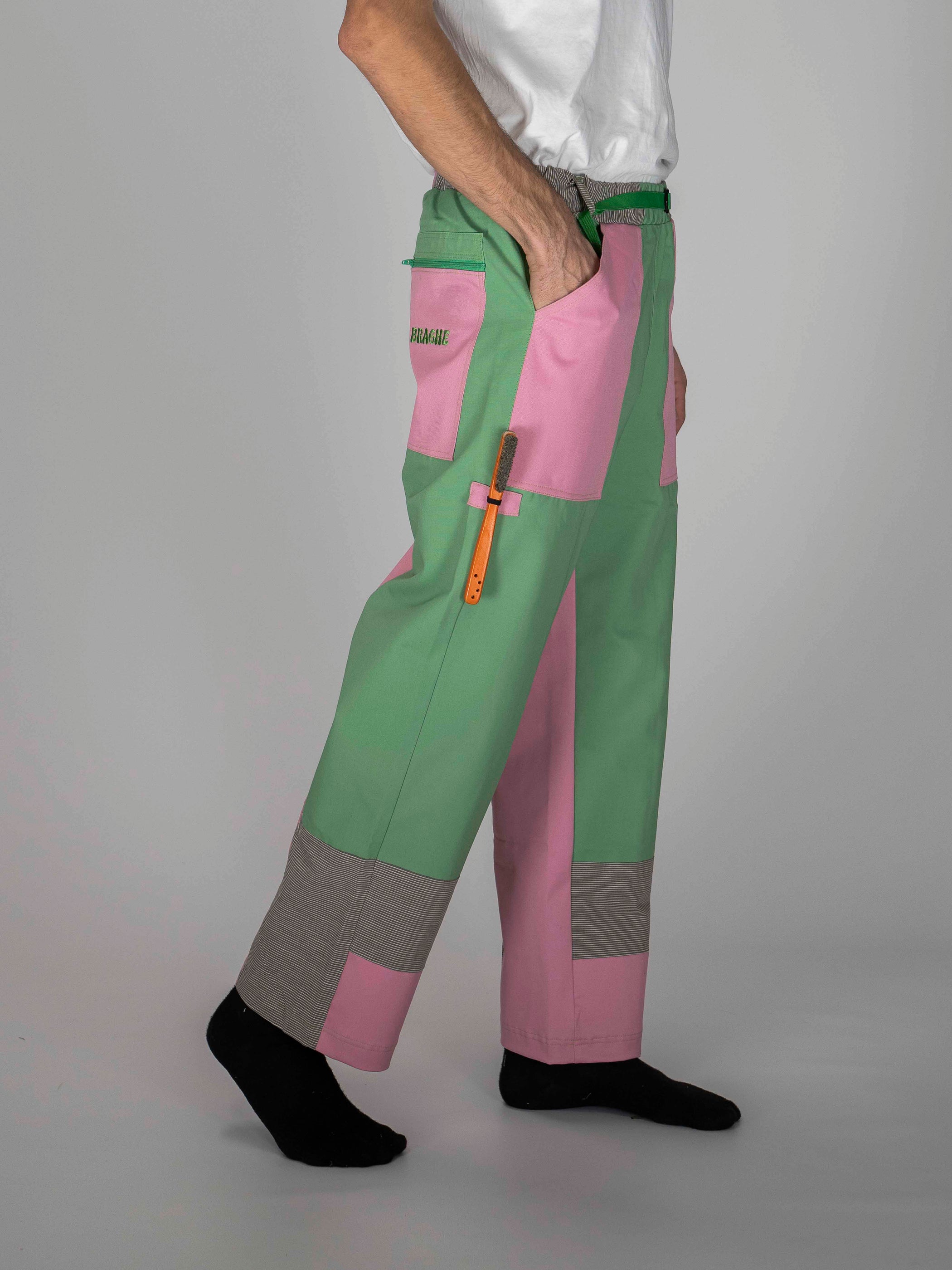 BRAGHE Pantaloni da Arrampicata Unici Sostenibili 100% Made In Italy