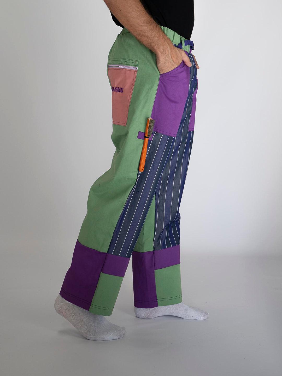 BRAGHE Pantaloni da Arrampicata Unici Sostenibili 100% Made In Italy