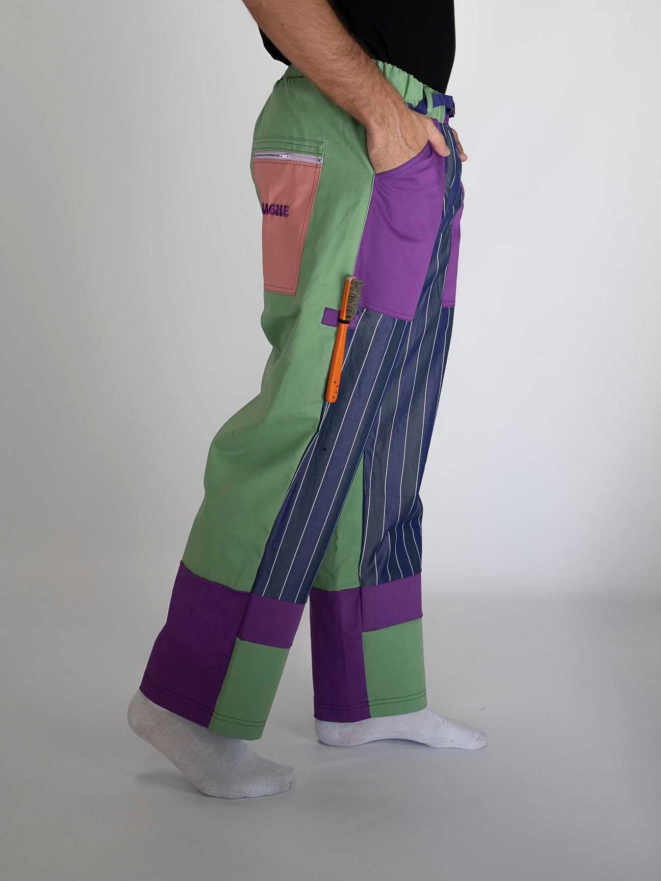 BRAGHE Pantaloni da Arrampicata Unici Sostenibili 100% Made In Italy